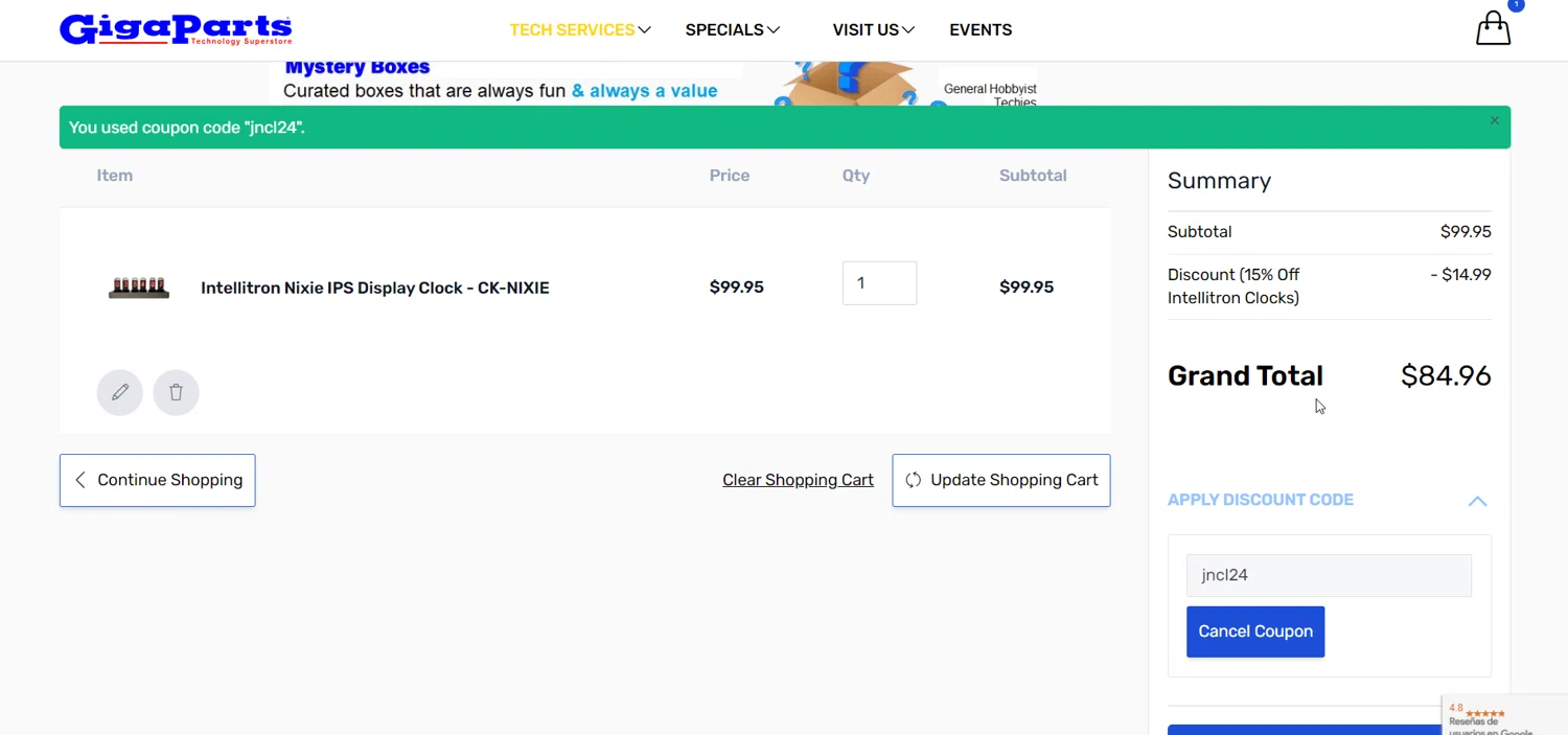 GigaParts Discount Codes - 30% Off | September 2024