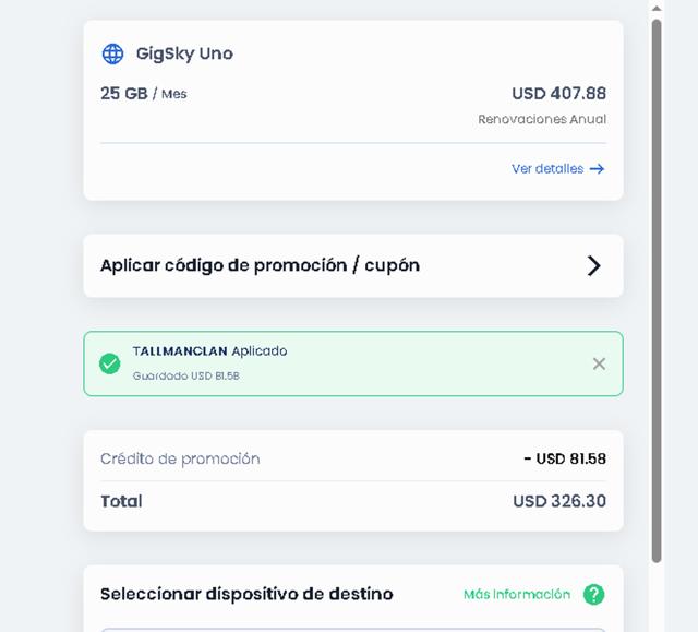 GigSky Discount Codes - 10% Off (6 Verified) Oct 2025