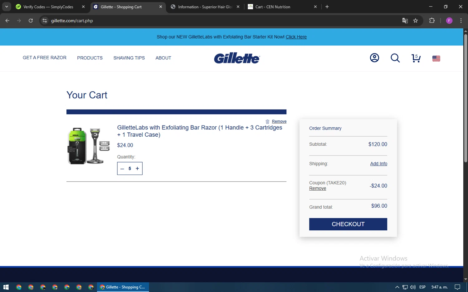 Gillette Promo Codes (5 Verified) - 15% Off w/Code Oct 2025
