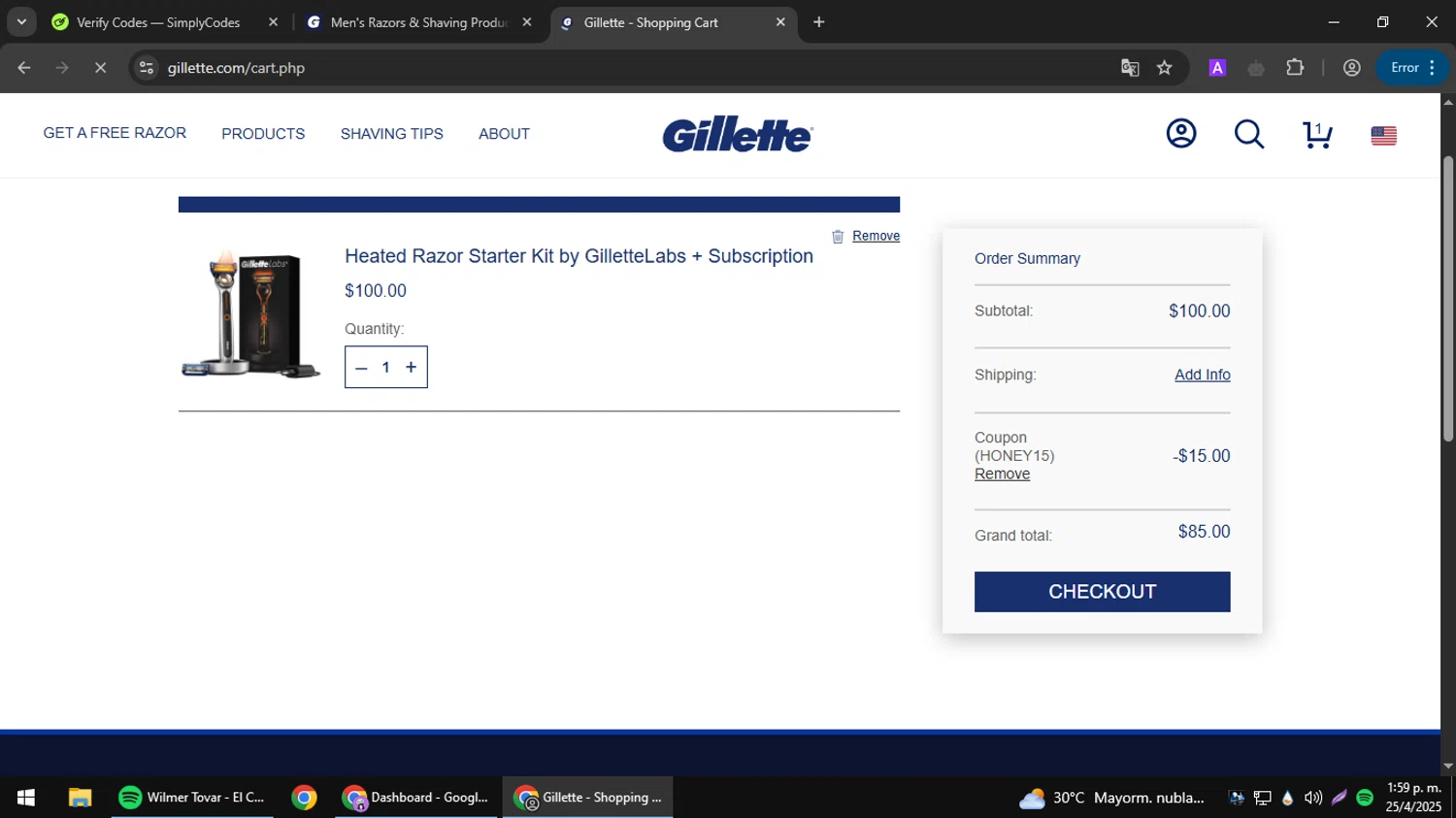 Gillette Promo Codes (5 Verified) - 15% Off w/Code Oct 2025