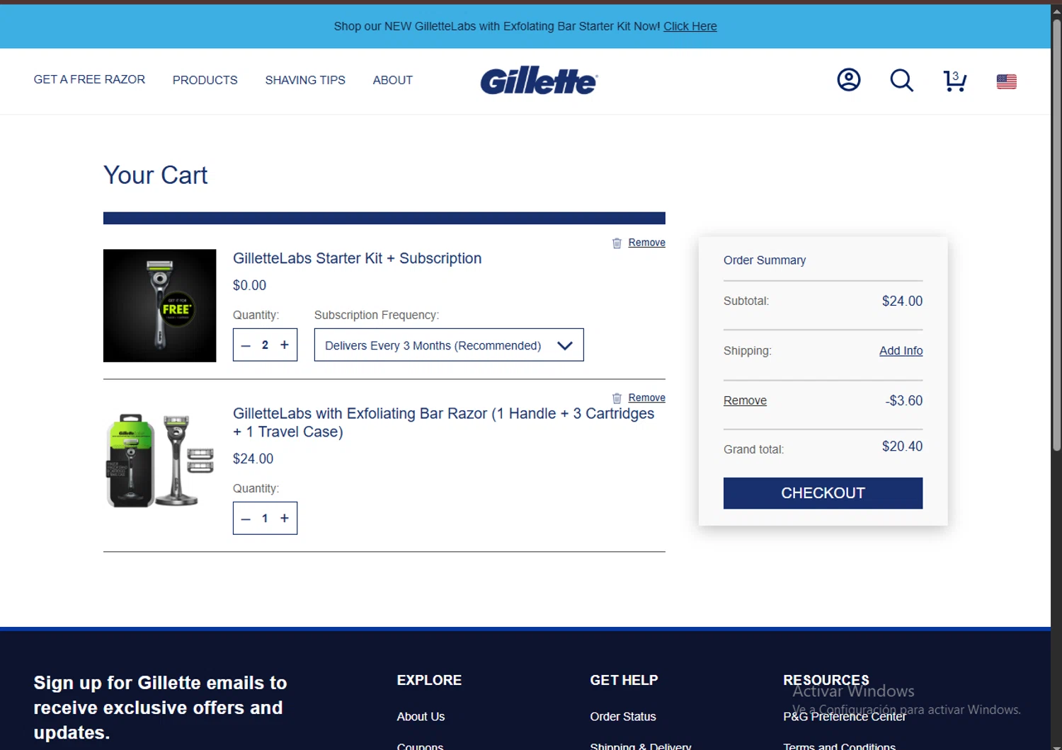 Gillette Promo Codes (5 Verified) - 15% Off w/Code Oct 2025