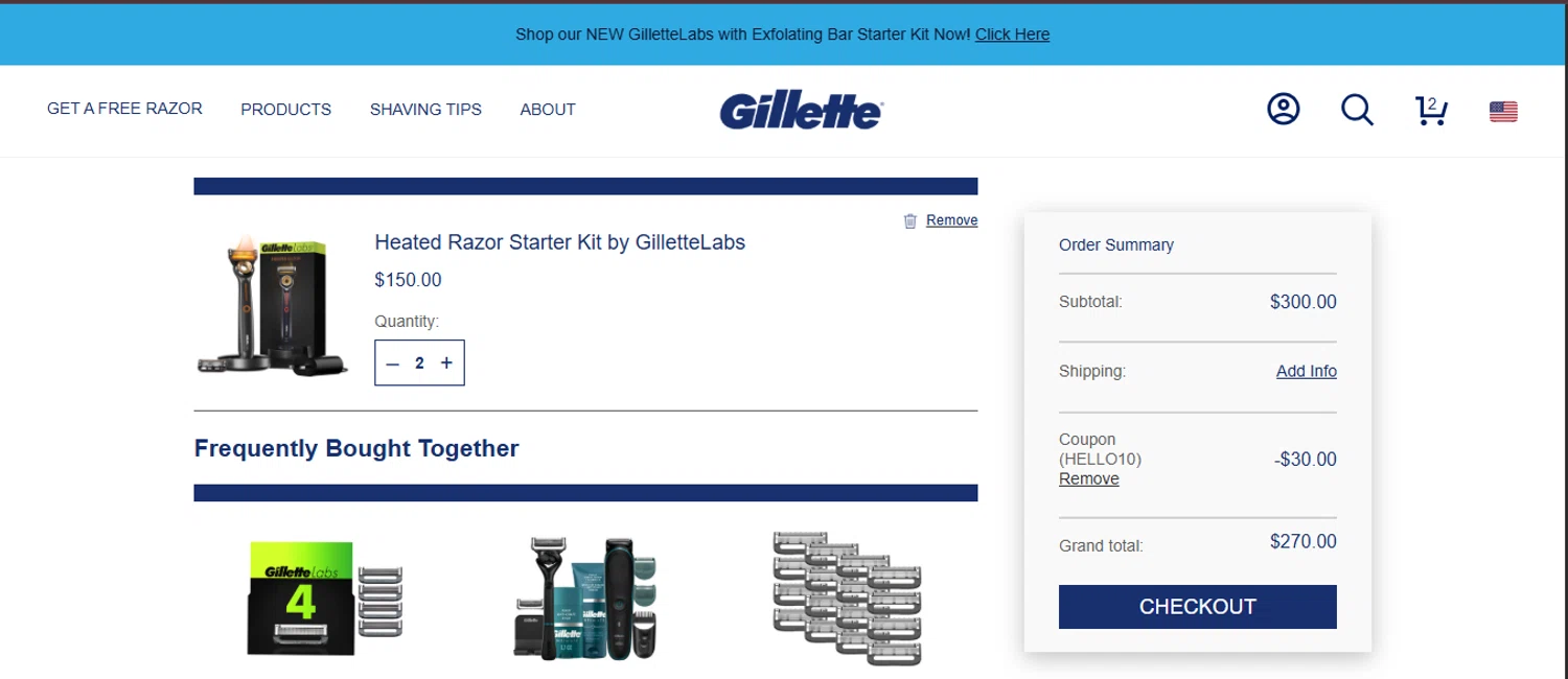 Gillette Promo Codes - 15% Off (7 Verified) Dec 2025