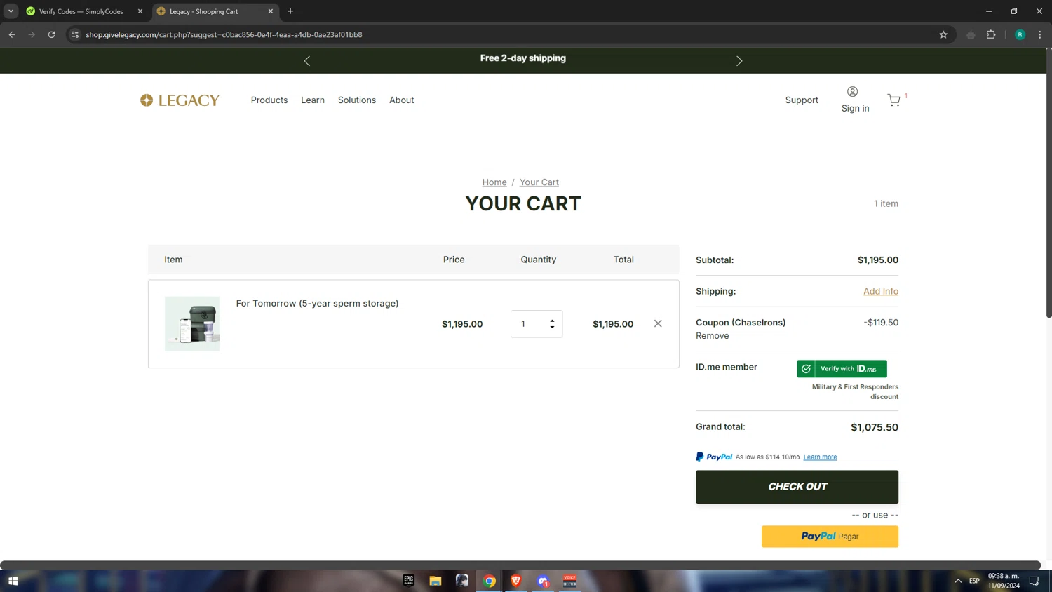 Legacy Coupon Codes - 10% Off | November 2024