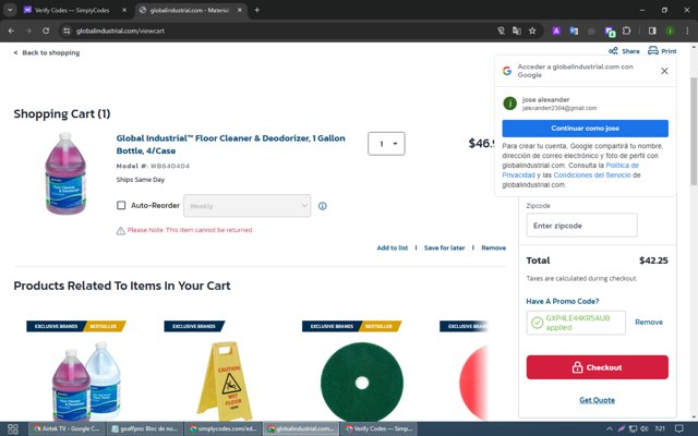 Global Industrial Promo Codes - 10% Off Discount Aug 2025