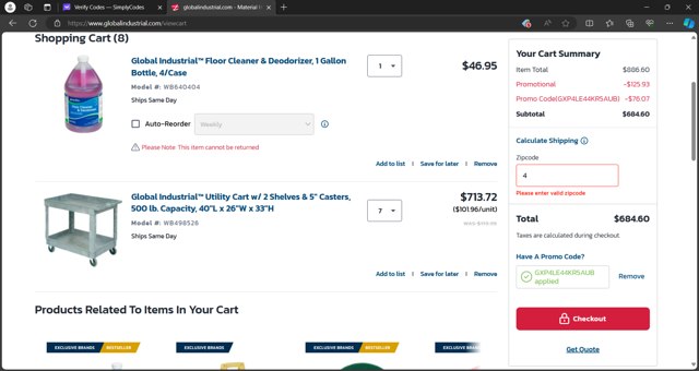 Global Industrial Promo Codes - 10% Off Discount Aug 2025