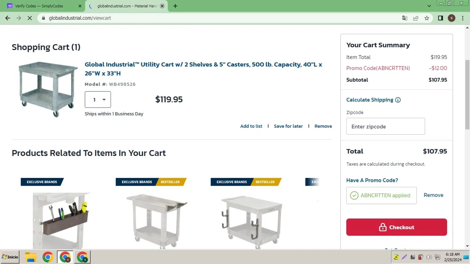 Global Industrial Promo Codes - 10% Off | January 2025