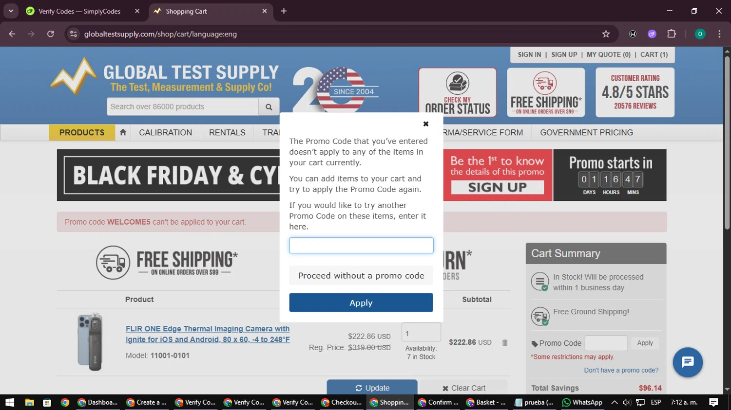 Global Test Supply Promo Code - 5% Off March 2026