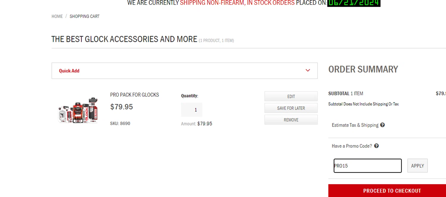 GlockStore Promo Codes – 30% Off | July 2024