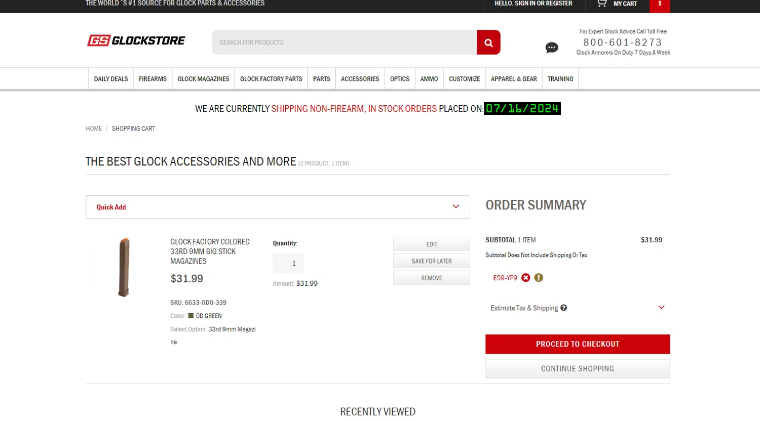 GlockStore Promo Codes - $150 Off | September 2024