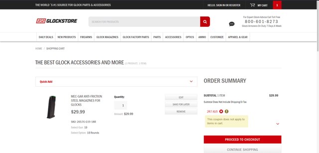 GlockStore Promo Codes (3 Verified) - 10% Off May 2025