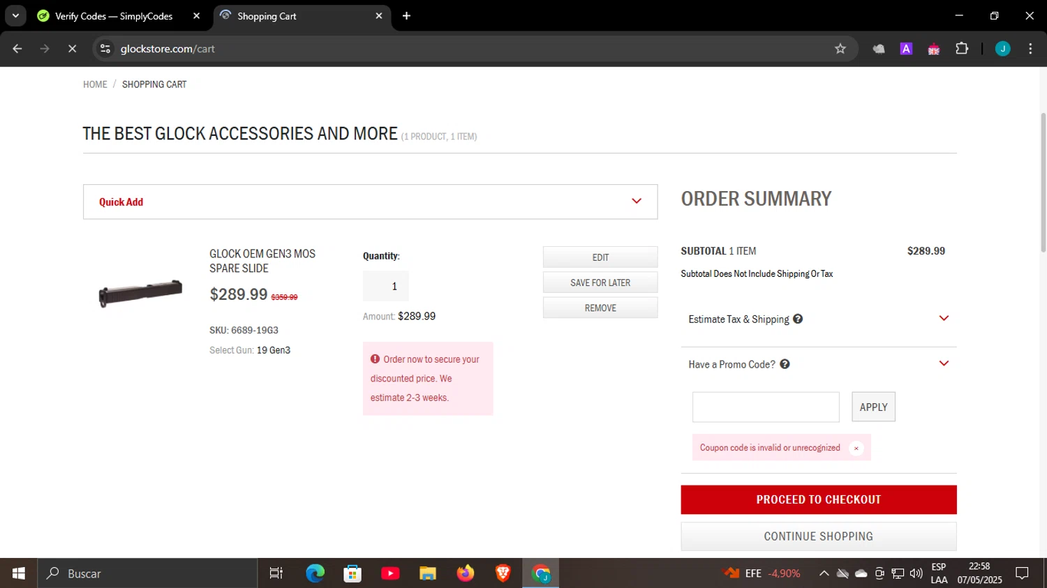 GlockStore Promo Codes (1 Verified) - 10% Off Jul 2025