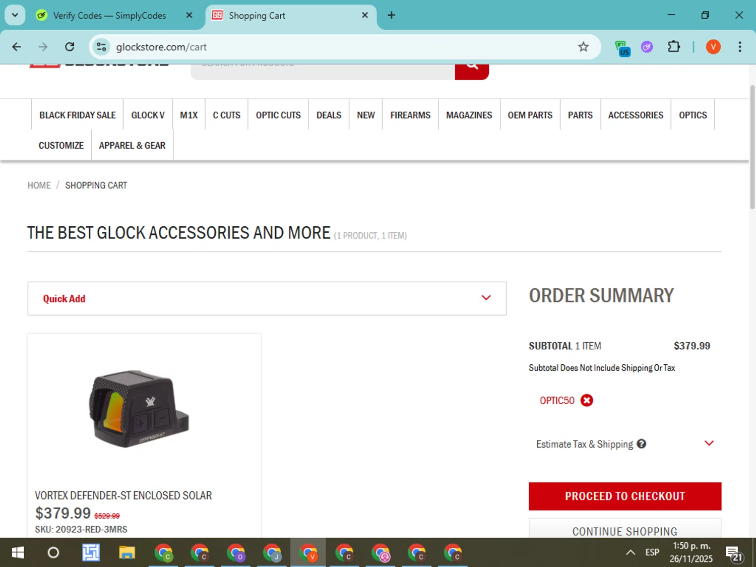 GlockStore Promo Codes - $50 Off (1 Verified) Dec 2025