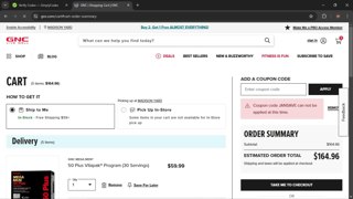 GNC Promo Codes - $5 Off | January 2025