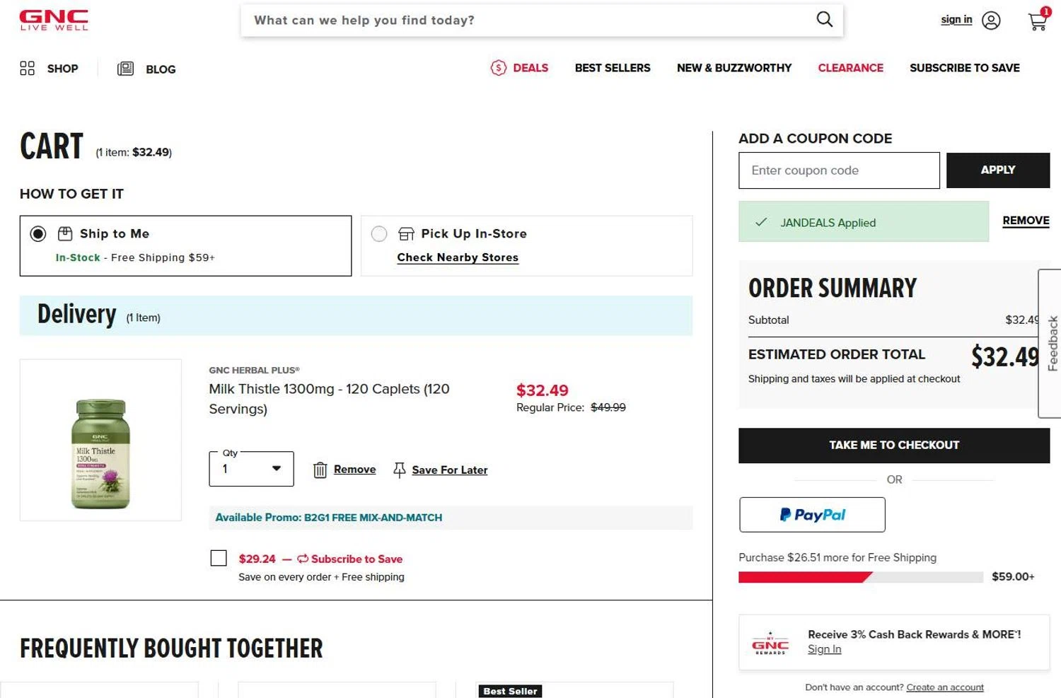 GNC Promo Codes - $5 Off | January 2025