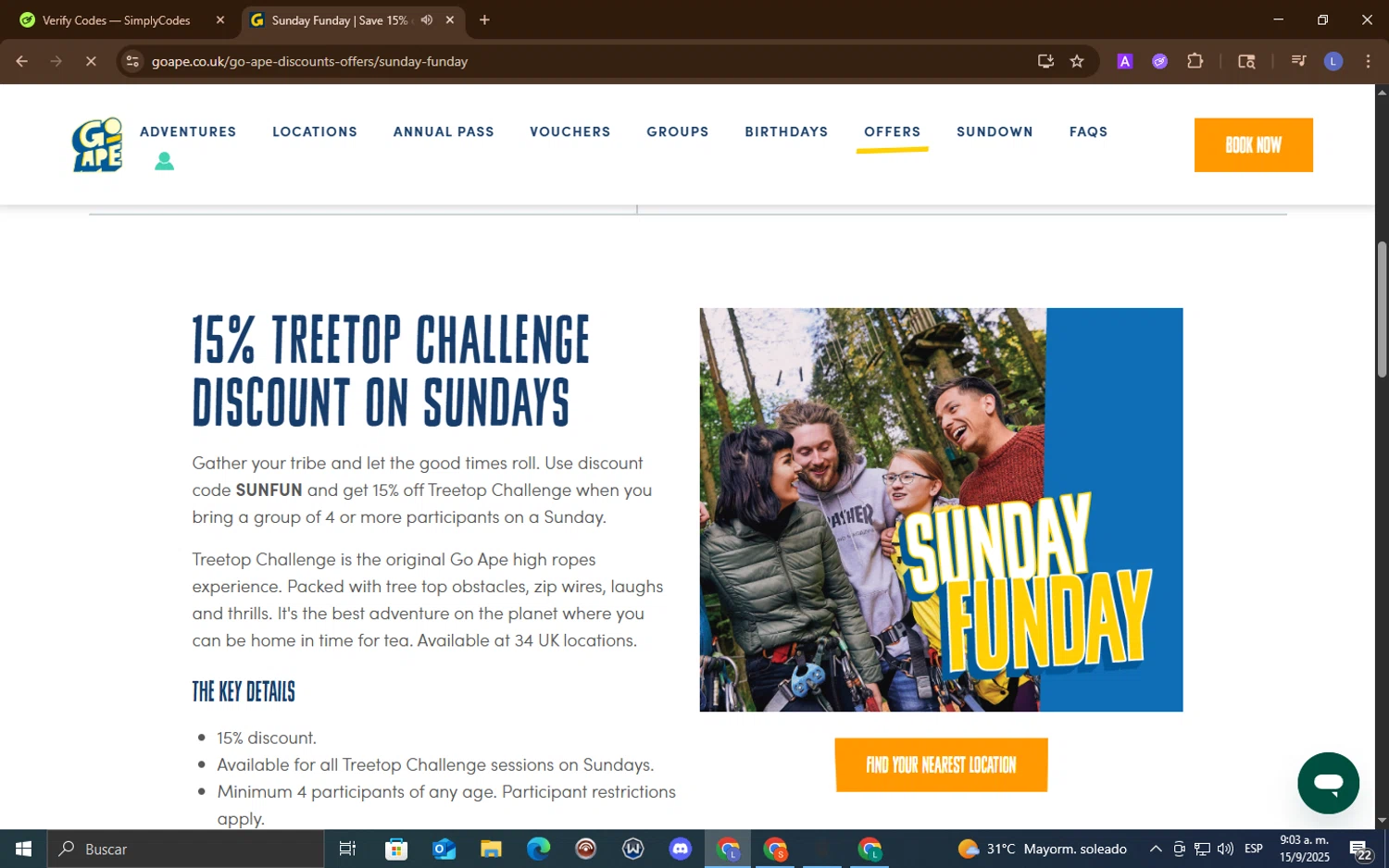 Go Ape Discount Codes - 15% Off (2 Verified) Oct 2025