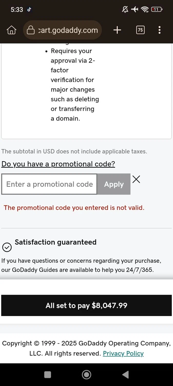 GoDaddy Promo Codes - 30% Off | January 2025
