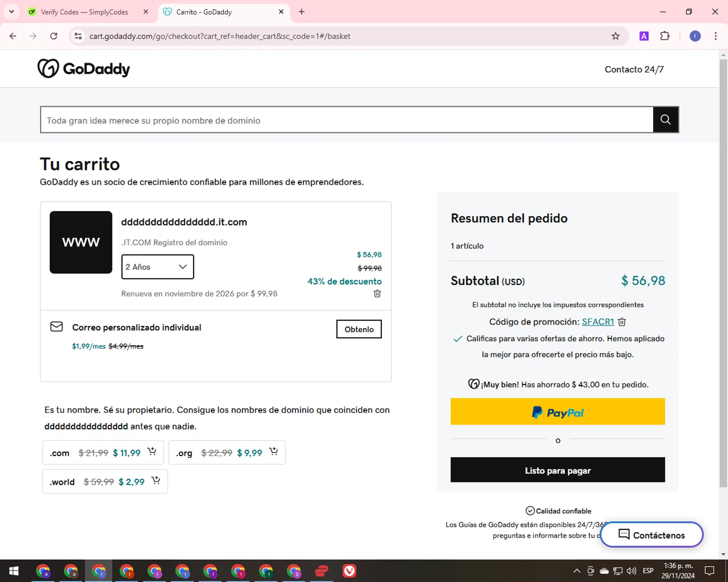 GoDaddy Promo Codes - 30% Off | December 2024