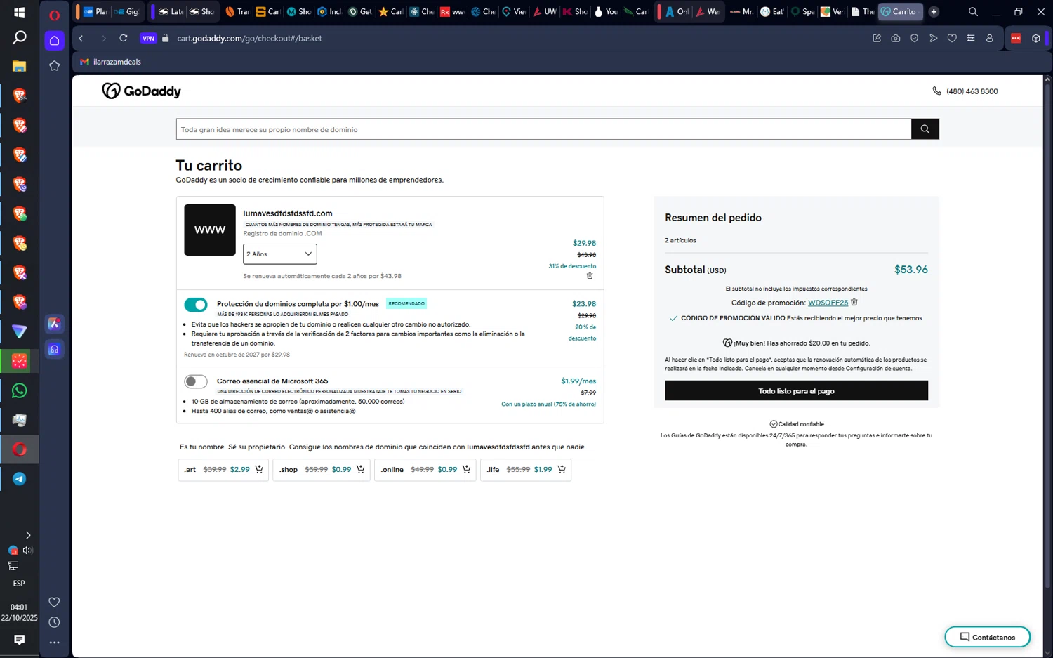 GoDaddy Promo Codes (11 Verified) - 75% Off w/Code Oct 2025