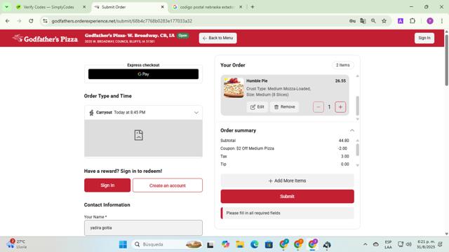 Godfather's Pizza Promo Codes - $100 Off Oct 2025