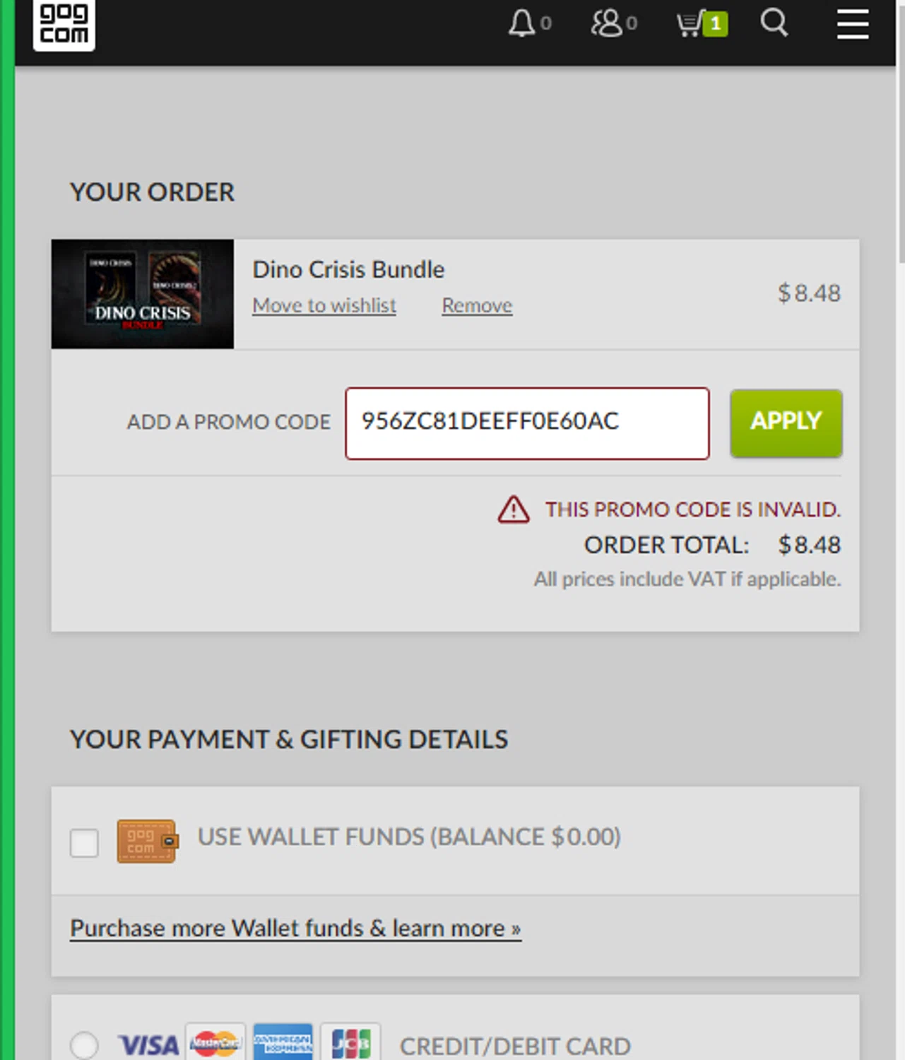 GOG Discount Codes (1 Verified) - 5% Off w/Code Apr 2025