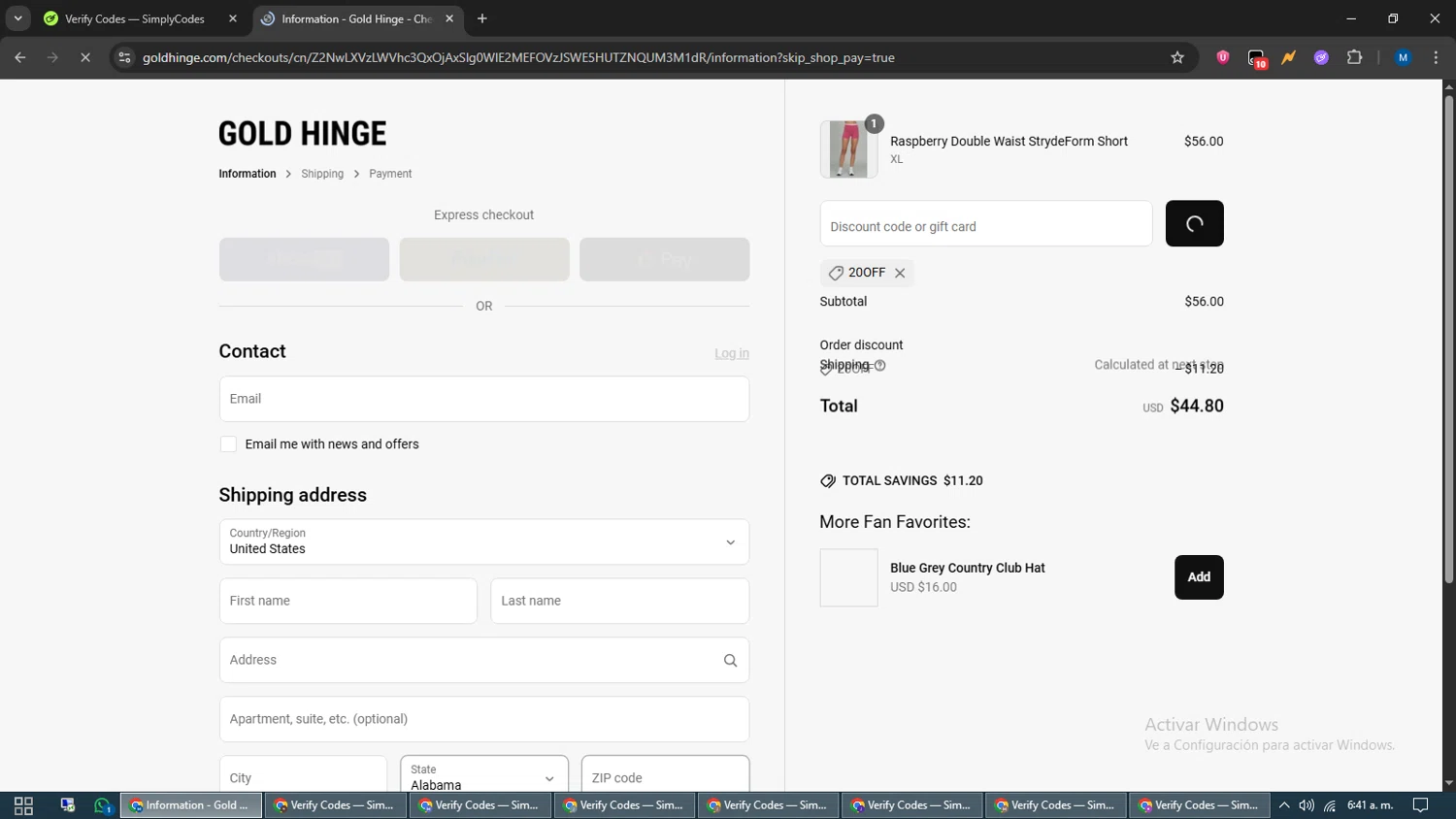 Gold Hinge Promo Codes - 20% Off (10 Verified) Sep 2025