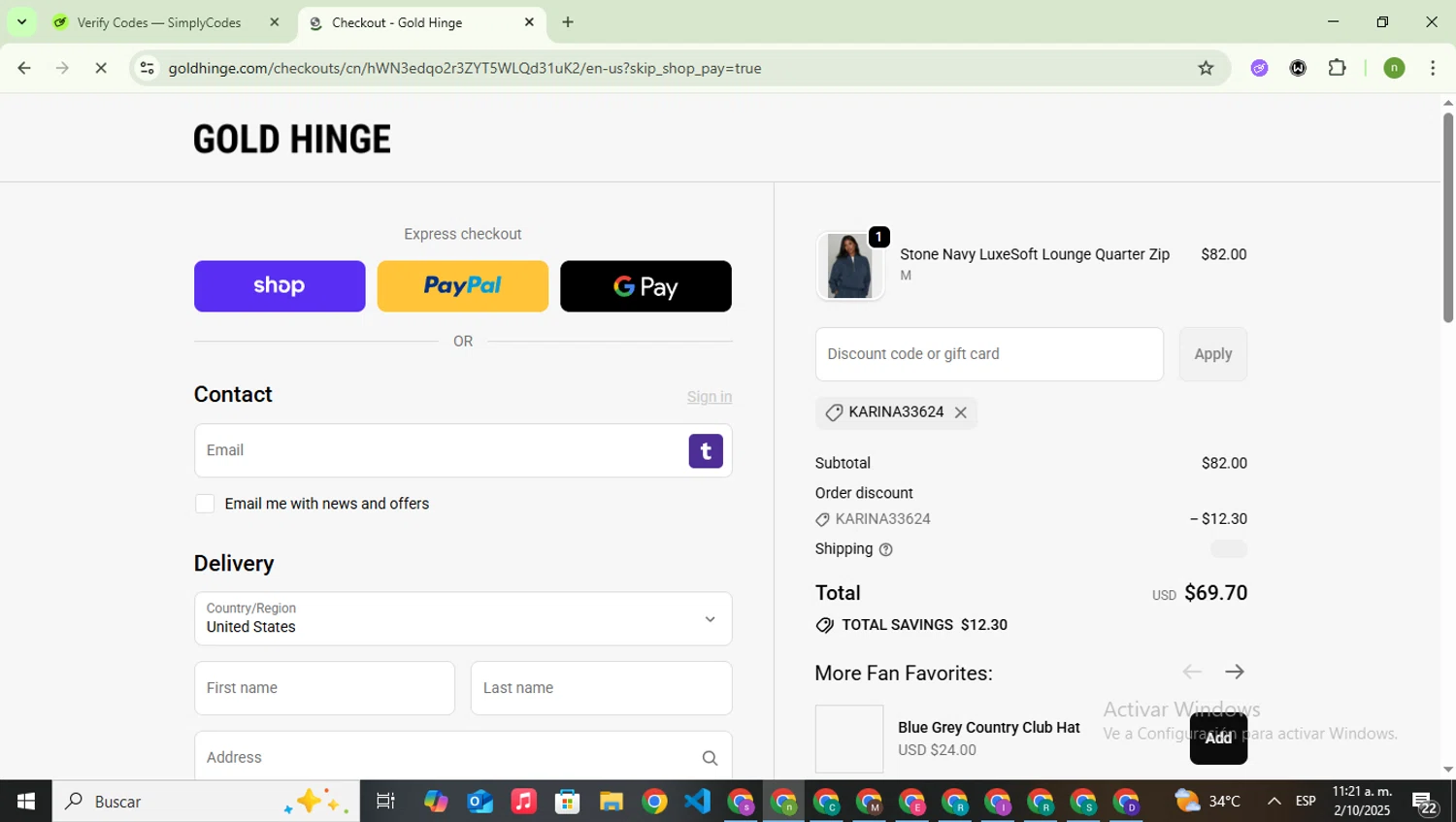 Gold Hinge Promo Codes - 20% Off (8 Verified) Dec 2025