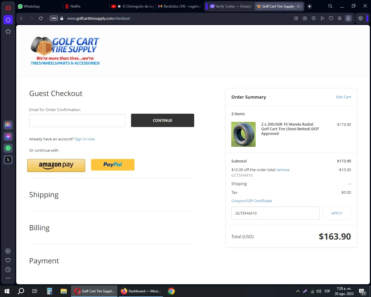 Golf Cart Tire Supply Coupons - 10% Off | January 2025