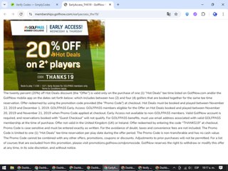 GolfNow Promo Codes (3 Verified) - 25% Off w/Code Jun 2025