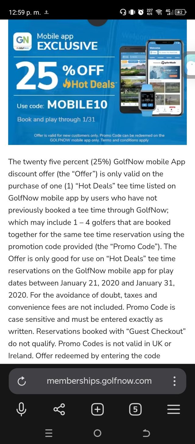 GolfNow Promo Codes (2 Verified) - $40 Off Sitewide Mar 2025
