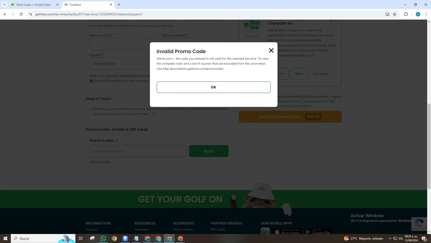 GolfNow Promo Codes - 20% Off | October 2024