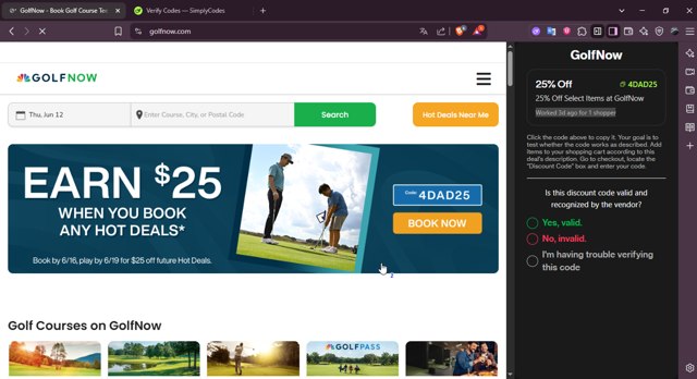 GolfNow Promo Codes (2 Verified) - 25% Off Sitewide Jul 2025