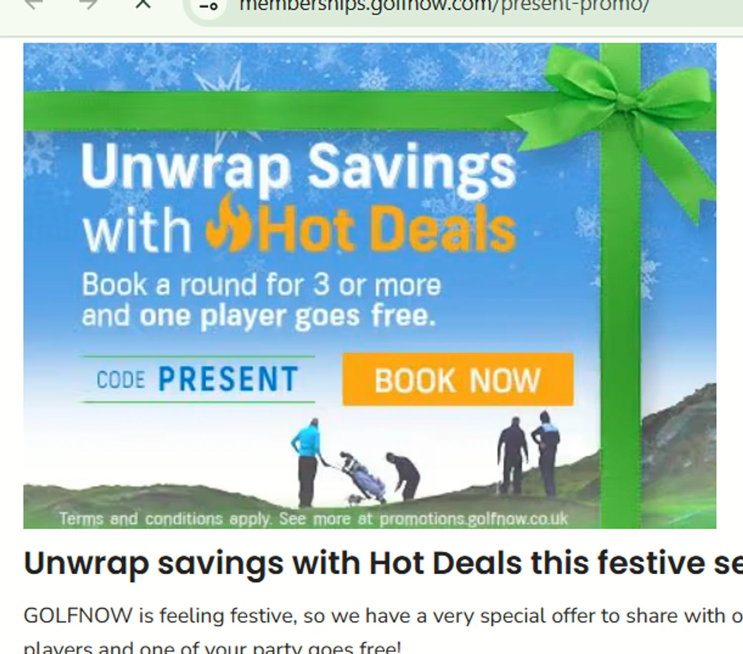 GolfNow Promo Codes - $40 Off (2 Verified) Nov 2025