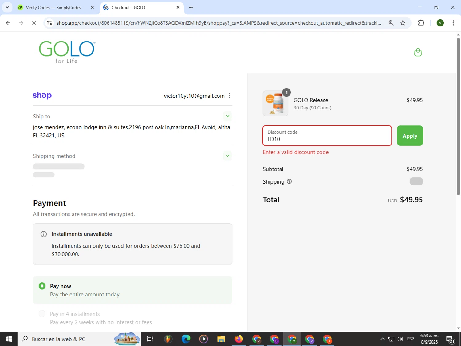 GOLO Promo Codes - 10% Off Coupons Sep 2025