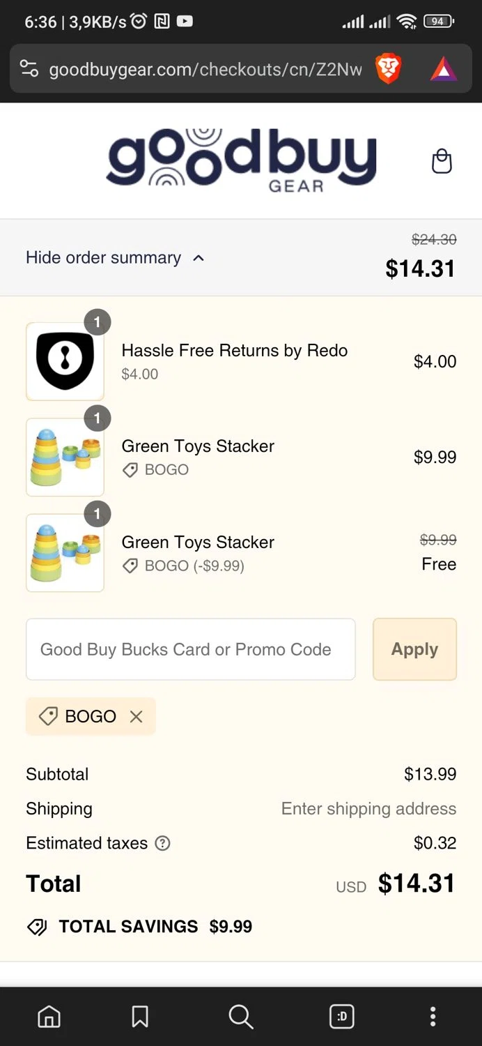 Good Buy Gear Promo Codes - $10 Off | September 2024