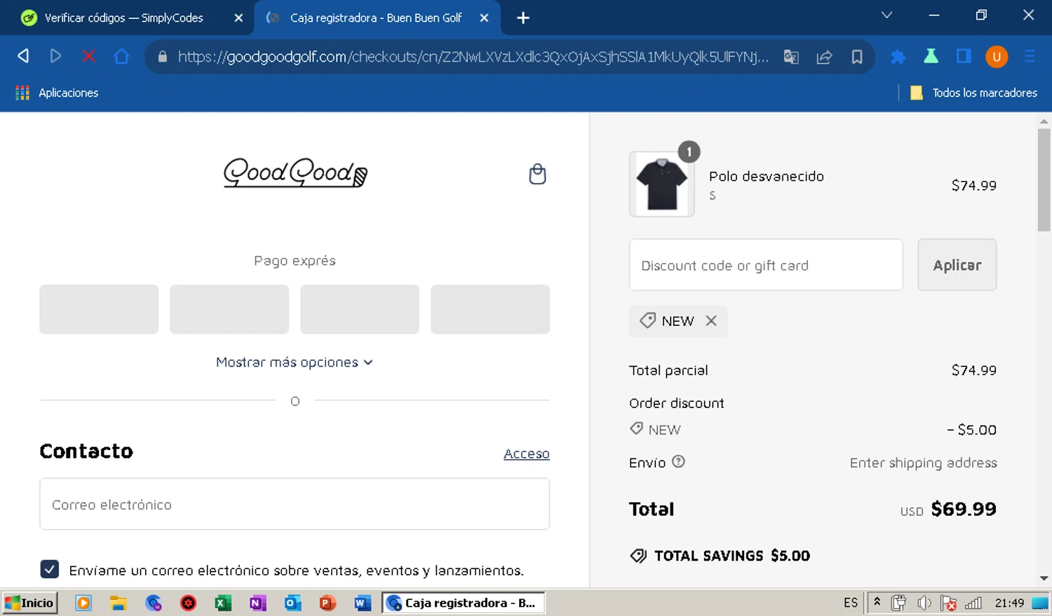 Good Good Golf Discount Code Reddit
