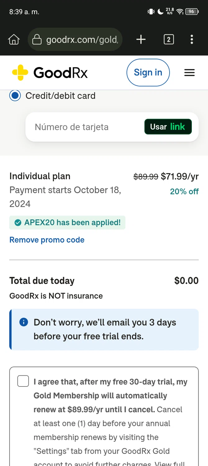 GoodRx Coupons - 20% Off | November 2024