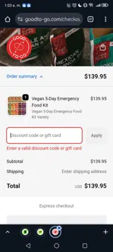 Good To-Go Promo Codes - 15% Off (6 Verified) Apr 2026