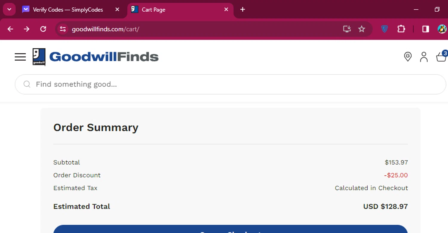 GoodwillFinds Promo Codes - $50 Off Coupons Jan 2025