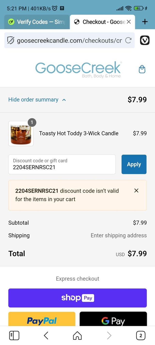 Goose Creek Coupons - $1 Off | December 2024