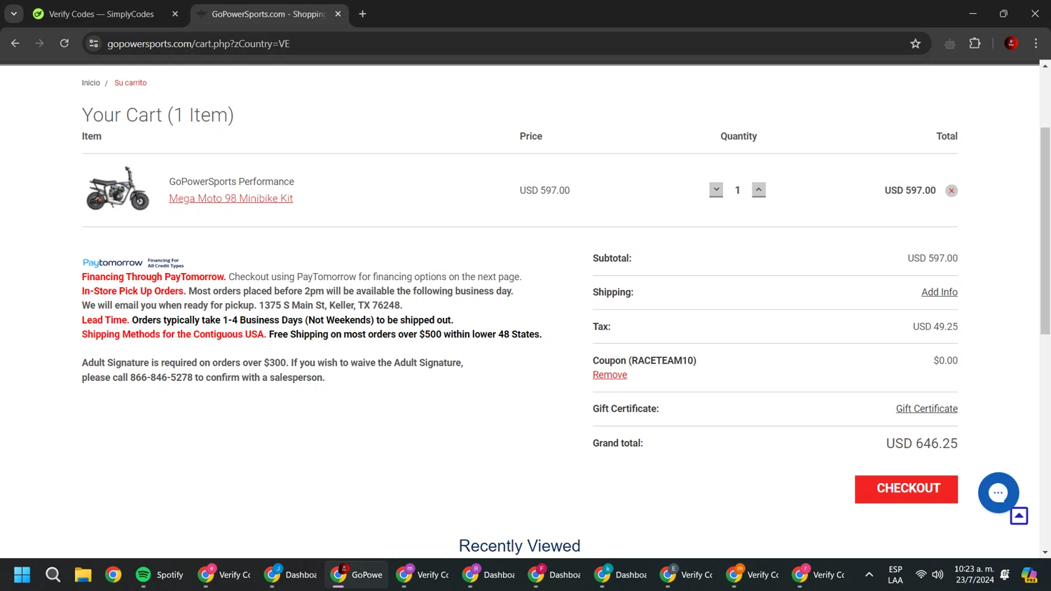 Go Power Sports Coupon Codes - 10% Off | September 2024