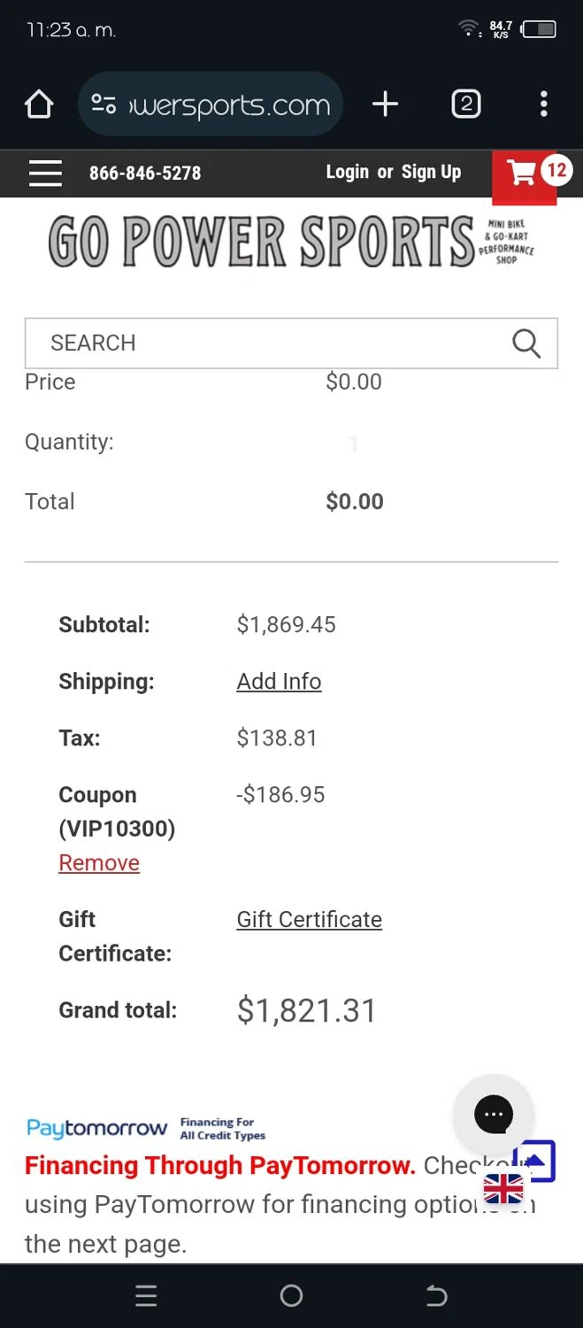 Go Power Sports Coupon Codes - 10% Off | October 2024