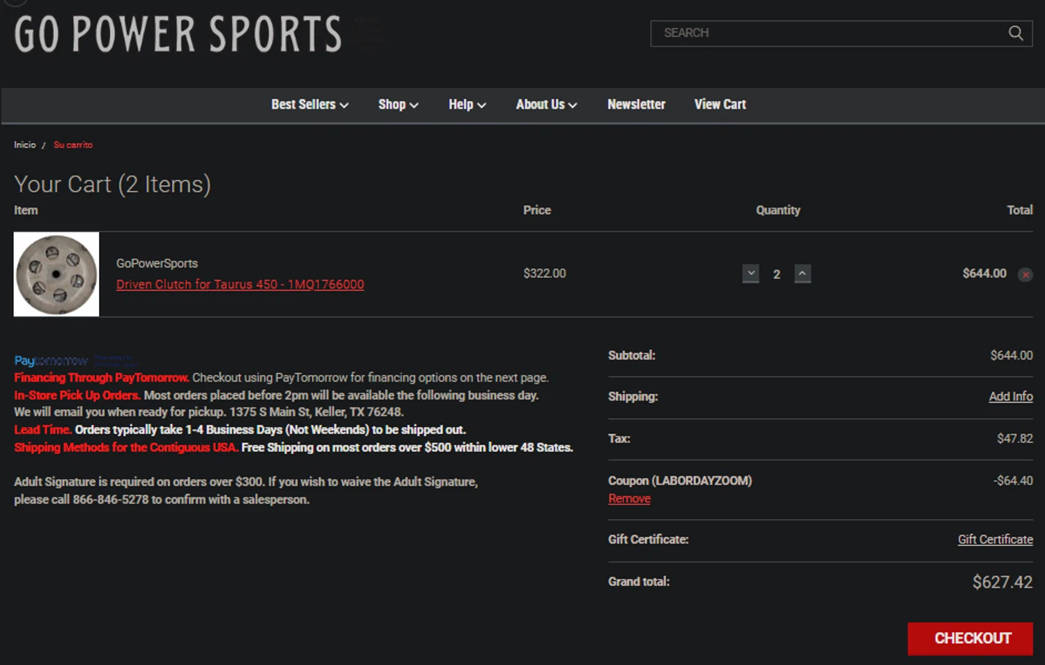 Go Power Sports Coupon Codes - 10% Off | October 2024