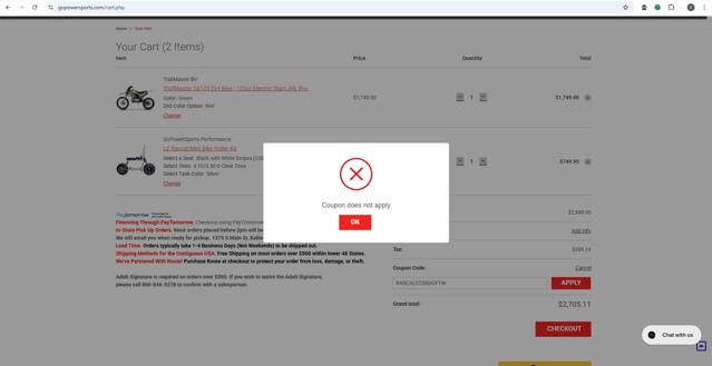 Go Power Sports Promo Codes - 10% Off Sep 2025