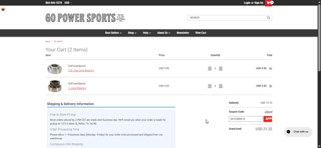 Go Power Sports Promo Codes - 10% Off Oct 2025