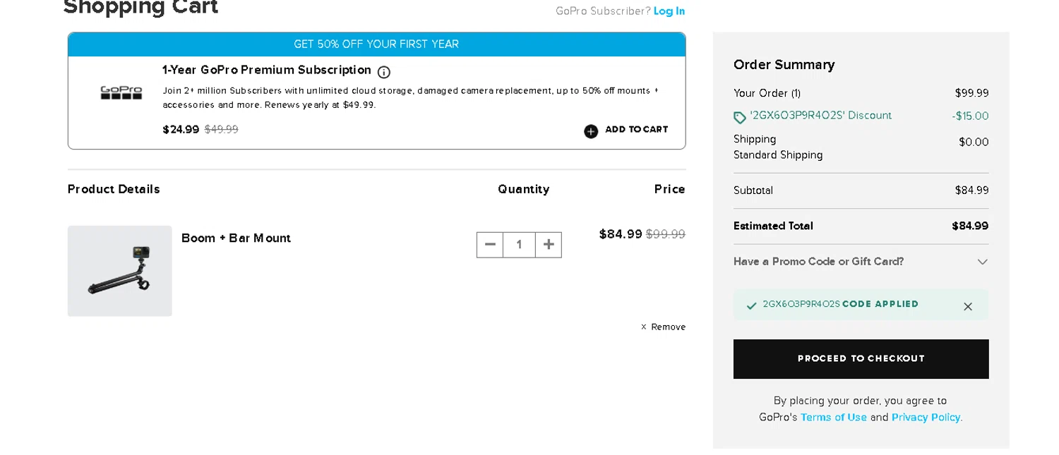 GoPro Promo Codes - $15 Off | October 2024