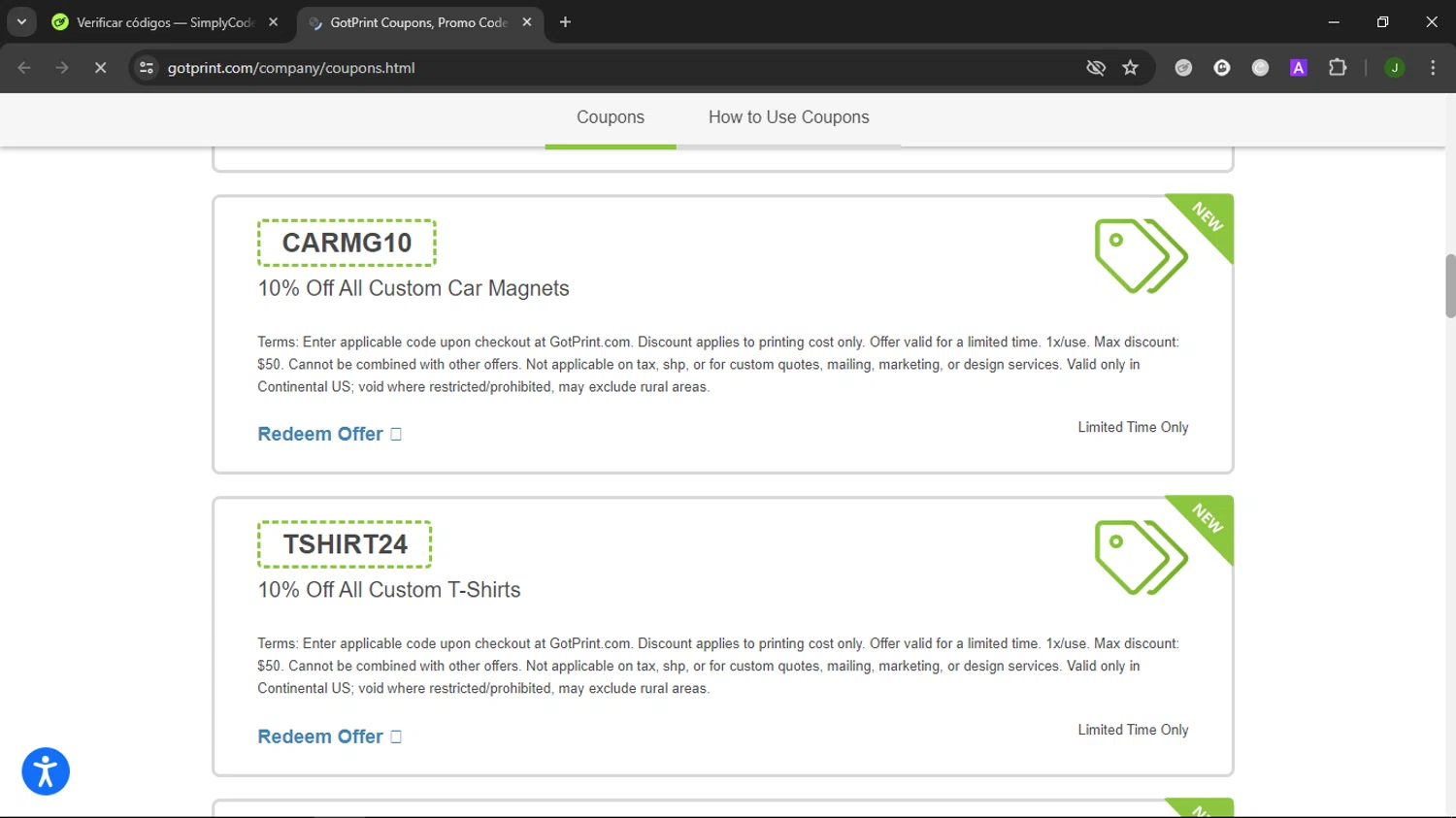 Gotprint.com Promo Codes - 15% Off | October 2024