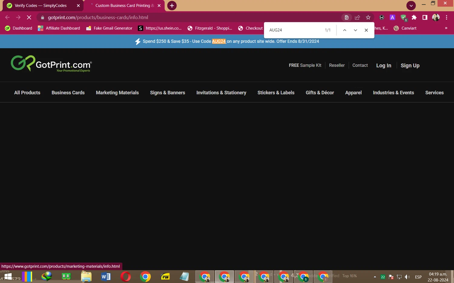 Gotprint.com Promo Codes - 15% Off | September 2024