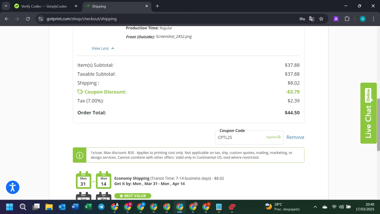 Gotprint.com Promo Codes (10 Verified) - 15% Off May 2025