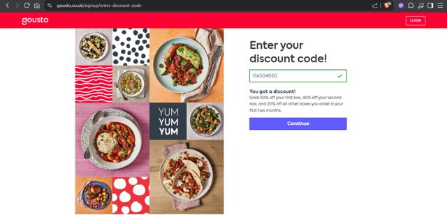 Gousto Promo Codes (44 Verified) - 70% Off Sitewide Oct 2025