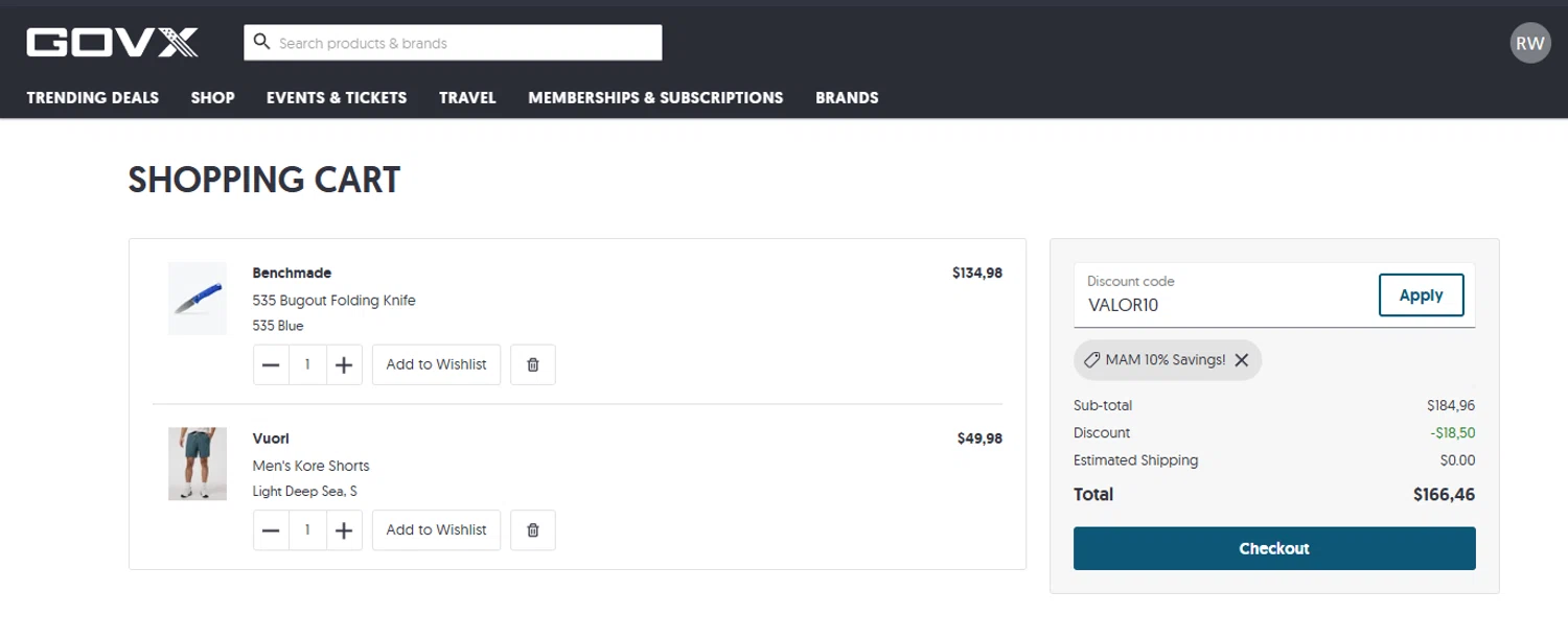 GovX Promo Codes - $10 Off Coupons Jul 2025